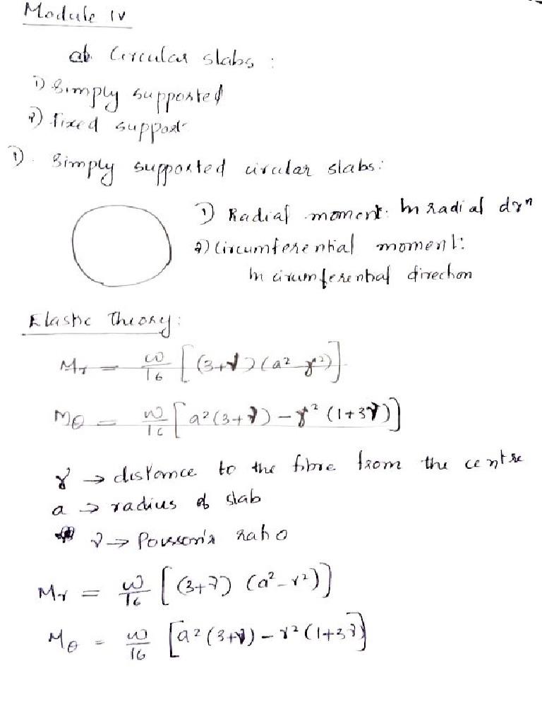 Design of Circular Slab and Domes | PDF