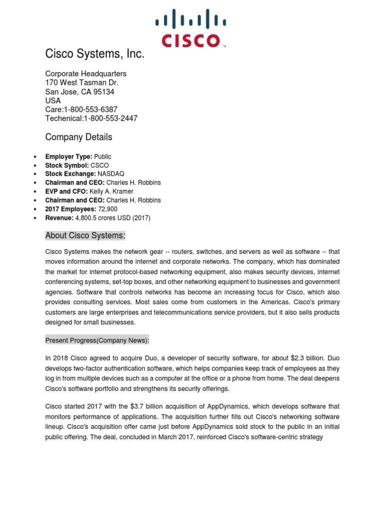 Cisco Systems | PDF | Cisco Systems | Computer Network
