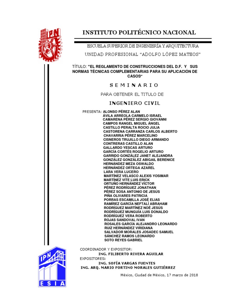 El RCDF y Sus NTC - 2018 | PDF | Ciudad de México | México