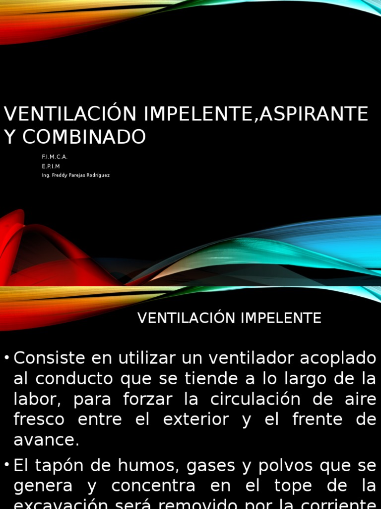 Ventilación Impelente, Aspirante y Combinado | PDF | Ventilación ...