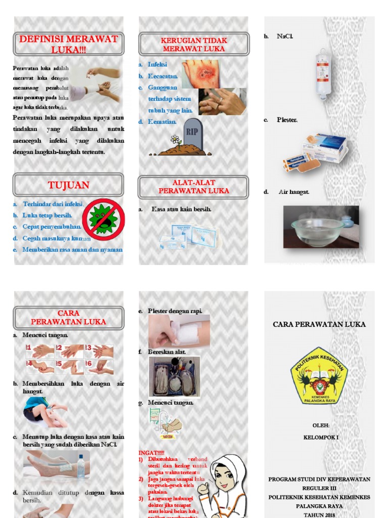 Leaflet Perawatan Luka | PDF