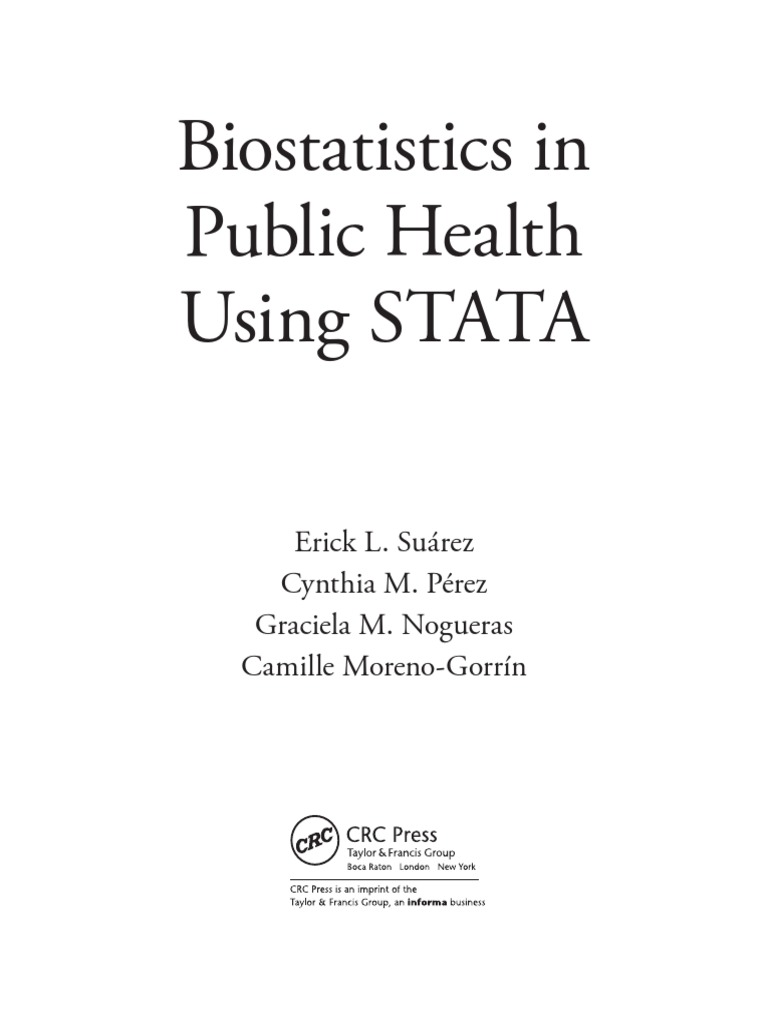 Biostatistics in Public Health Using STATA (Introduction) | PDF ...