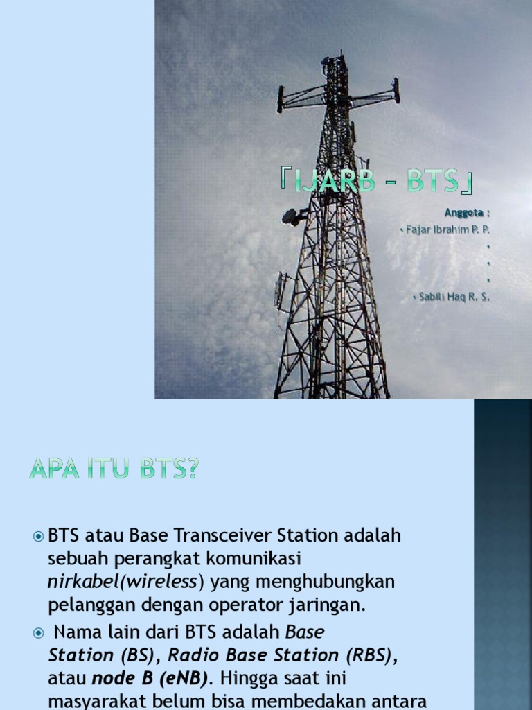 Komponen dan Fungsi BTS dalam Jaringan | PDF | Technology & Engineering