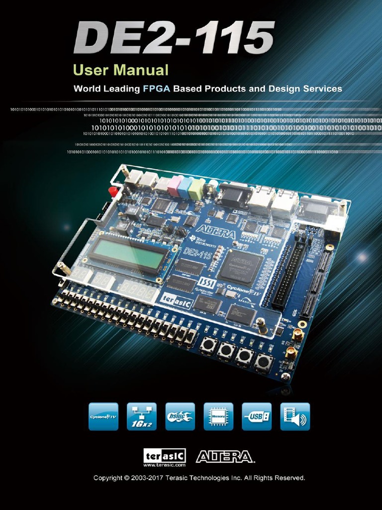 DE2 115 User Manual | PDF | Usb | Flash Memory