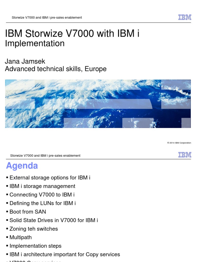 Storwize V7000 With IBM I - Implementation | PDF | Solid State Drive | Computer Data Storage