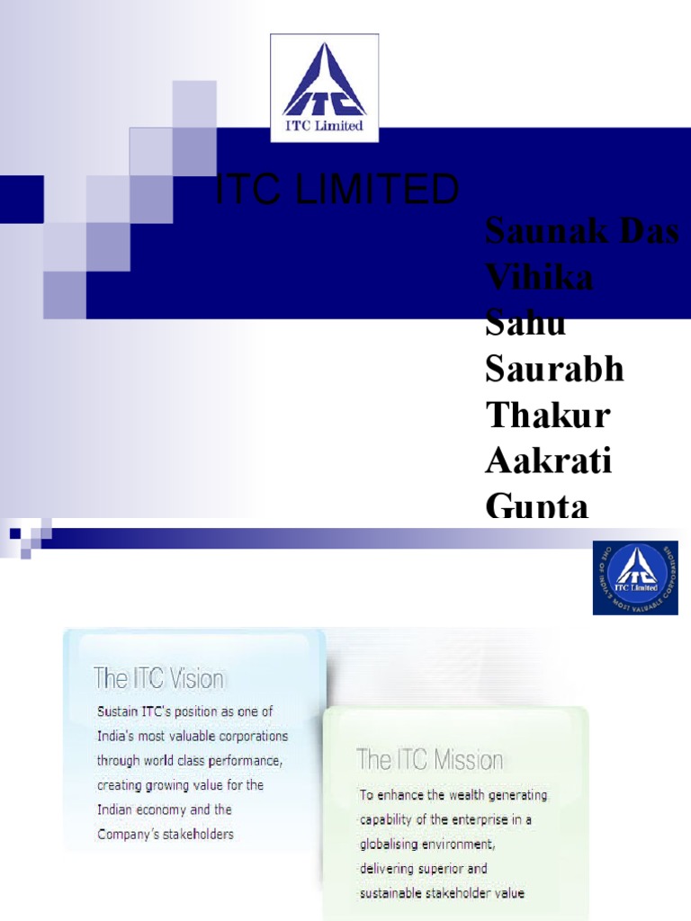 Itc Final | PDF | Dividend | Profit (Economics)