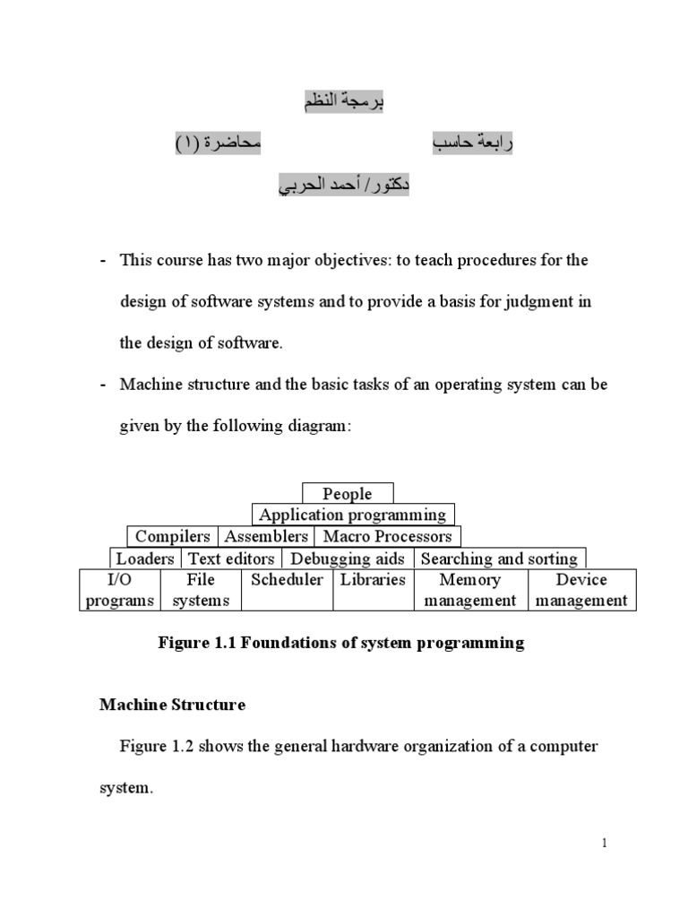 برمجة نظم بلغة التجميع | PDF | Assembly Language | Computer Program