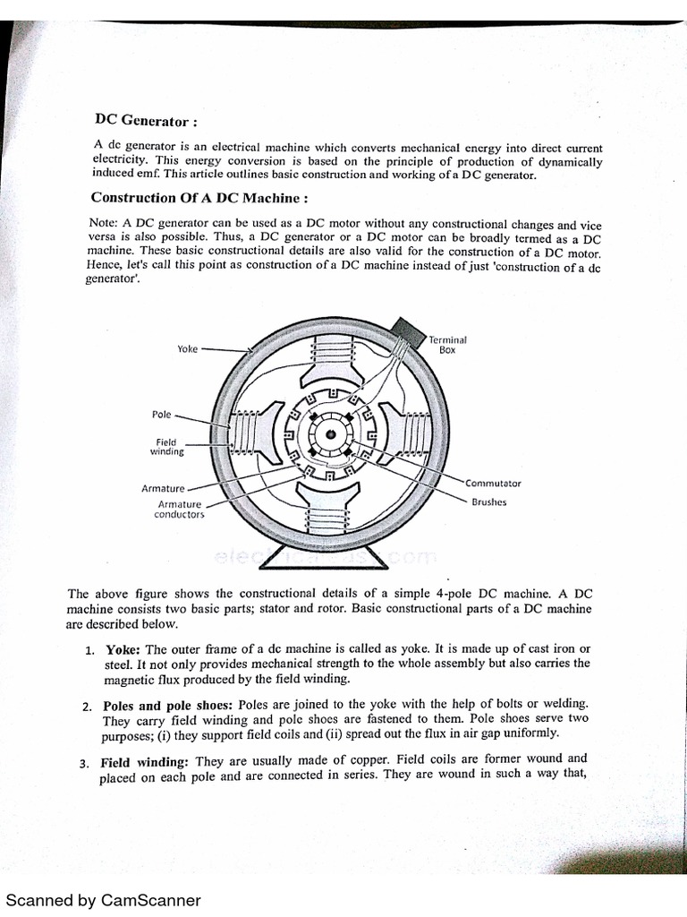 DC Generator | PDF
