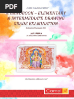 Elementary Drawing Exam Syllabus 2025 | PDF | Line (Geometry) | Shape