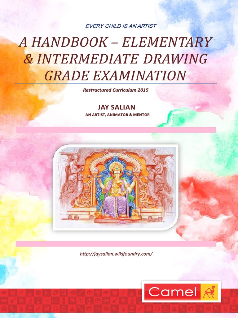 Camlin Elementary & Intermediate Drawing Grade Exam - Handbook | PDF