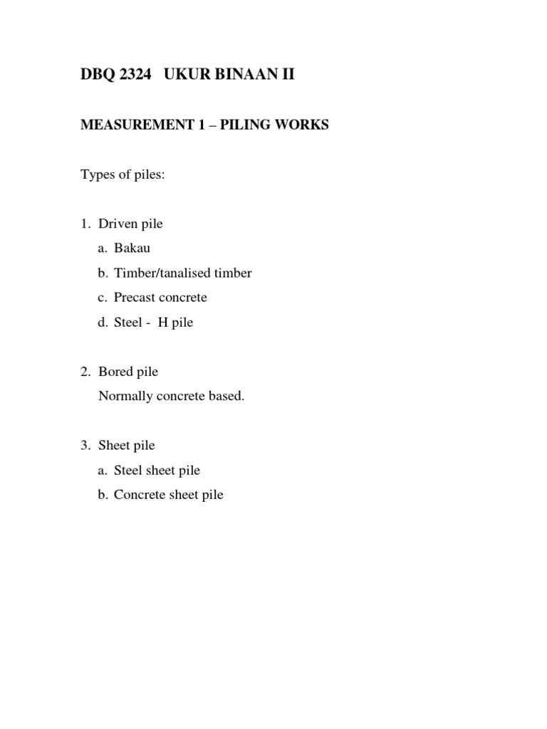 Timber Piling | PDF | Deep Foundation | Lumber
