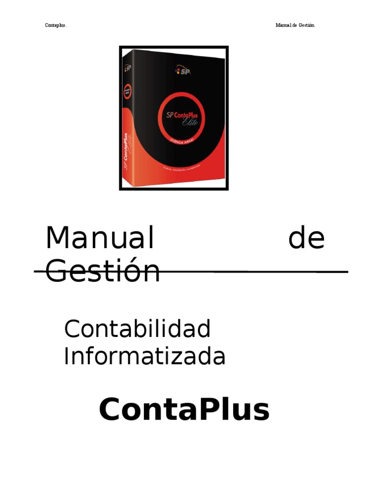 Contaplus Manual Avanzado | PDF | Ventana (informática) | Contabilidad