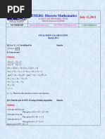 MTH 101 Handouts and Notes PDF | PDF