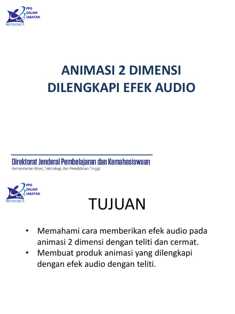 3 Penggunaan Efek Audio Pada Animasi | PDF