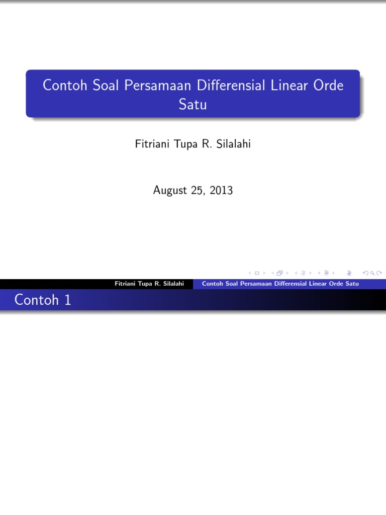 Contoh Soal PDP PDF | PDF