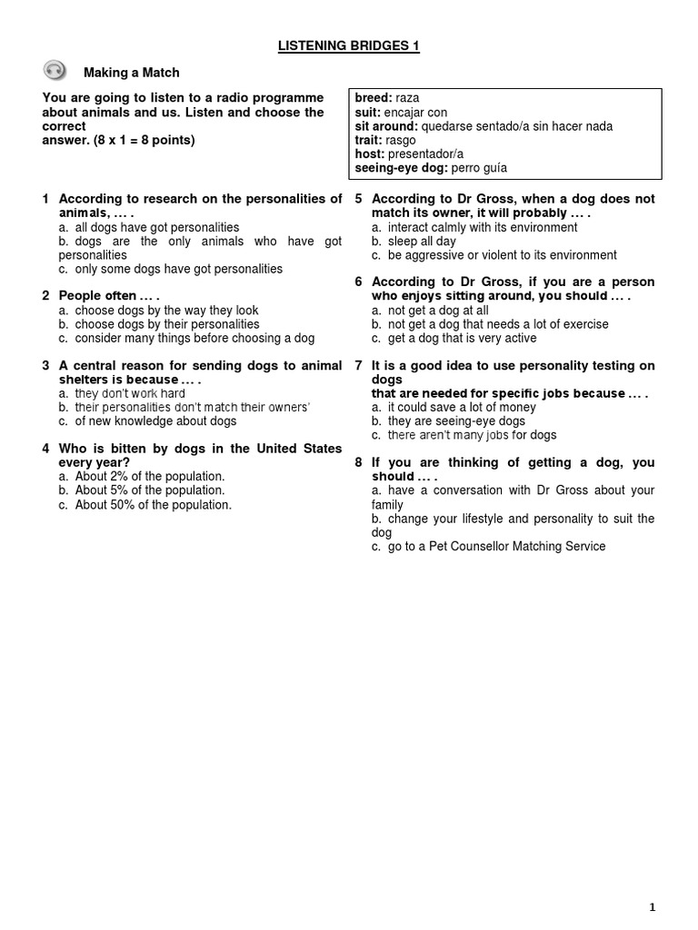 Extra Listening Bridges1 | PDF | Newspapers | News