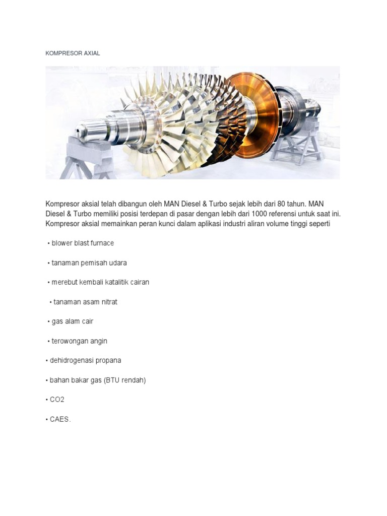 Kompresor Axial | PDF