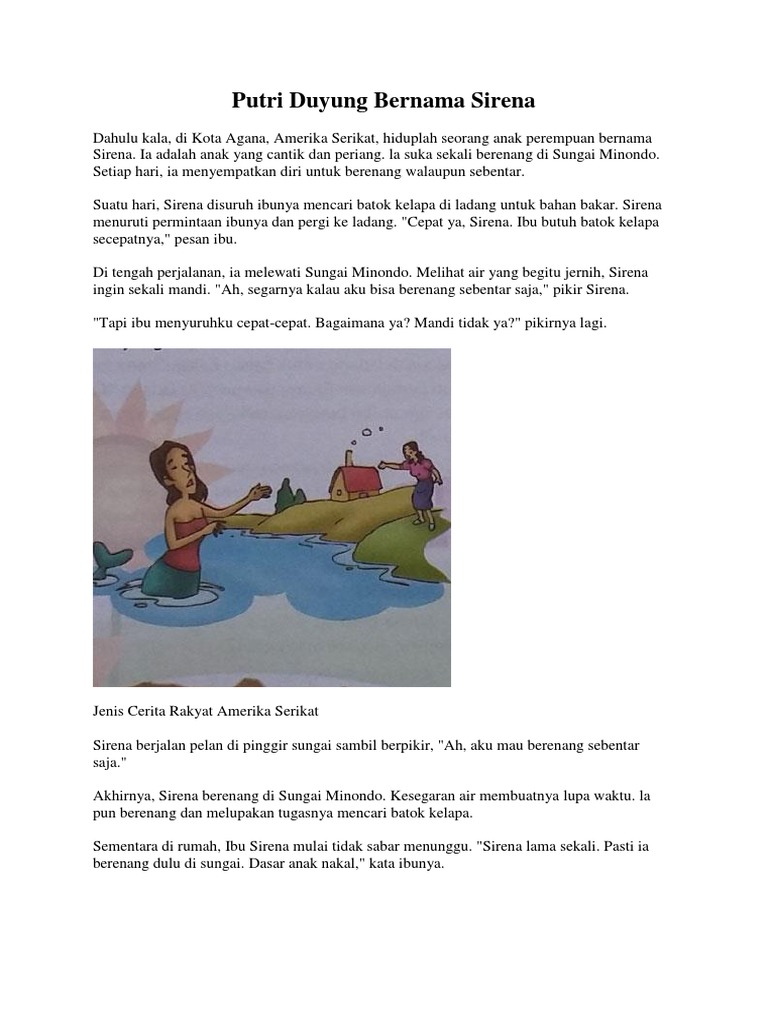 Putri Duyung Bernama Sirena | PDF | Agama & Spiritualitas