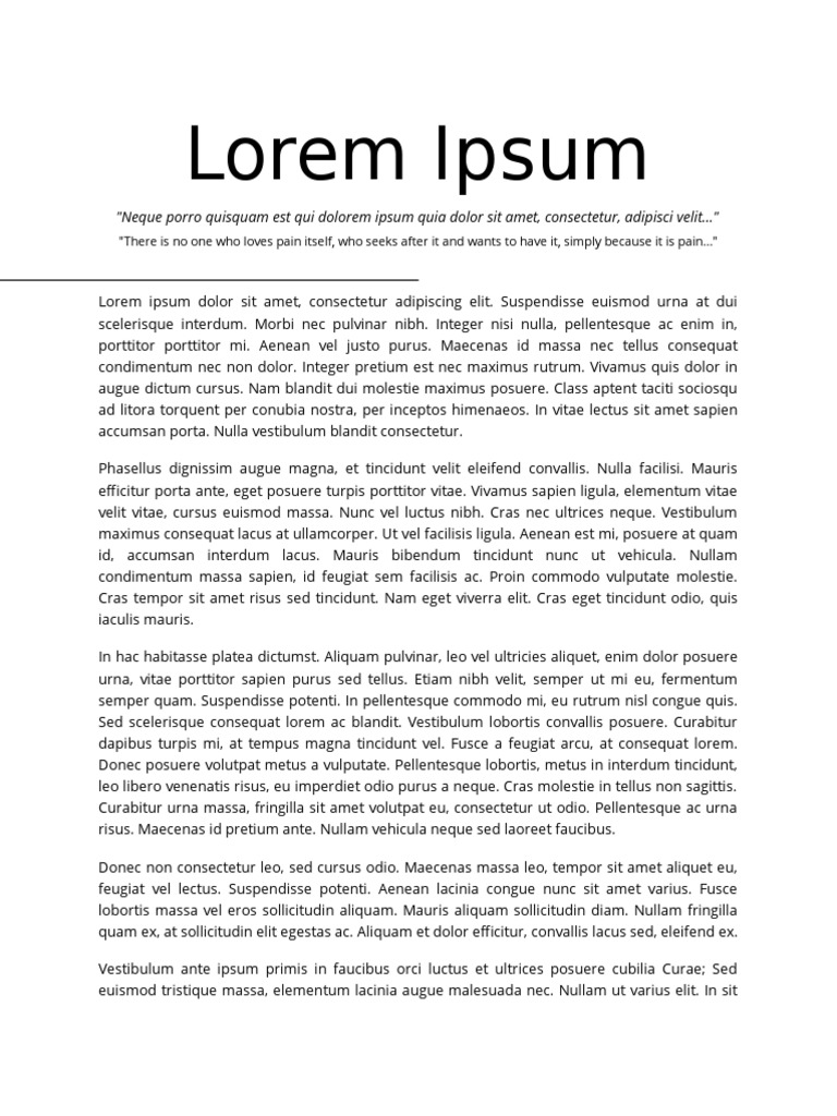 Lorem Ipsum: "Neque Porro Quisquam Est Qui Dolorem Ipsum Quia Dolor Sit ...