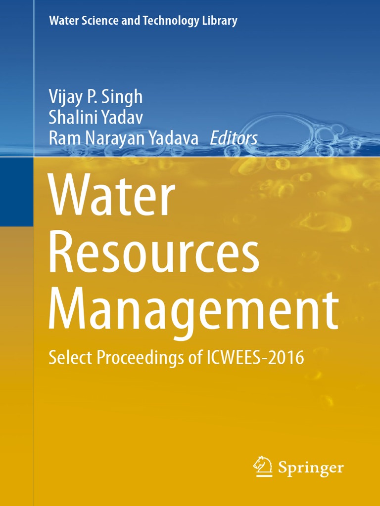 Water Resources Management | PDF | Livestock | Agriculture
