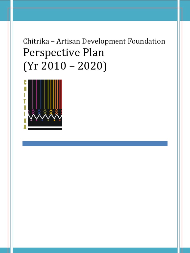 Chitrika 10 Yr Perspective Plan | PDF | Cooperative | Marketing