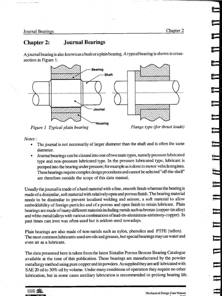 Journal Bearings: Types and Lubrication | PDF | Technology & Engineering