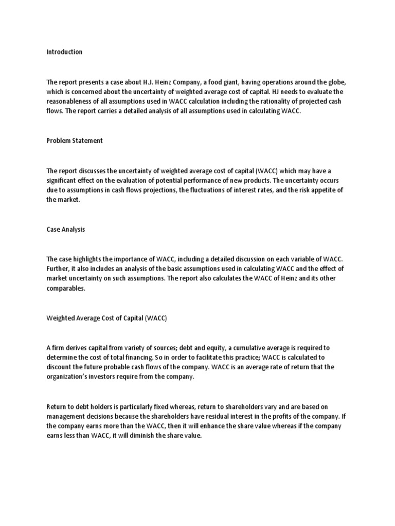 1 | PDF | Cost Of Capital | Beta (Finance)