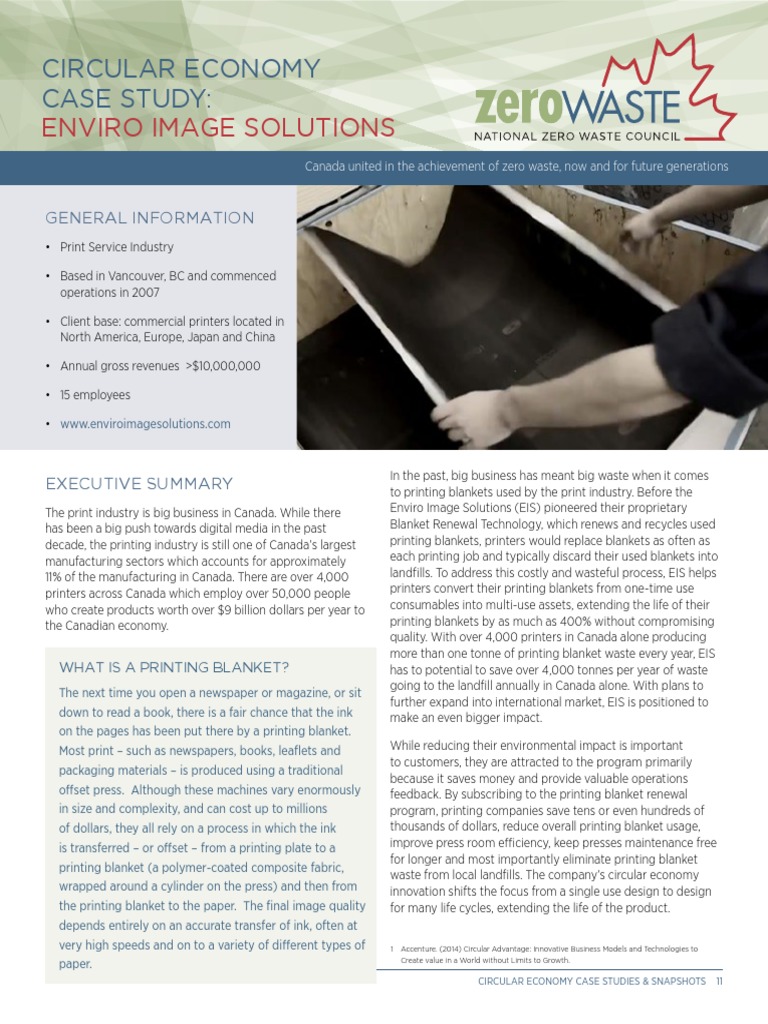 Enviro Image Solutions: Circular Economy Case Study | PDF | Printing ...
