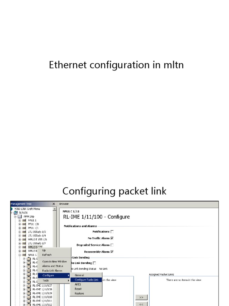 IPRAN Ethernet Configuration | PDF