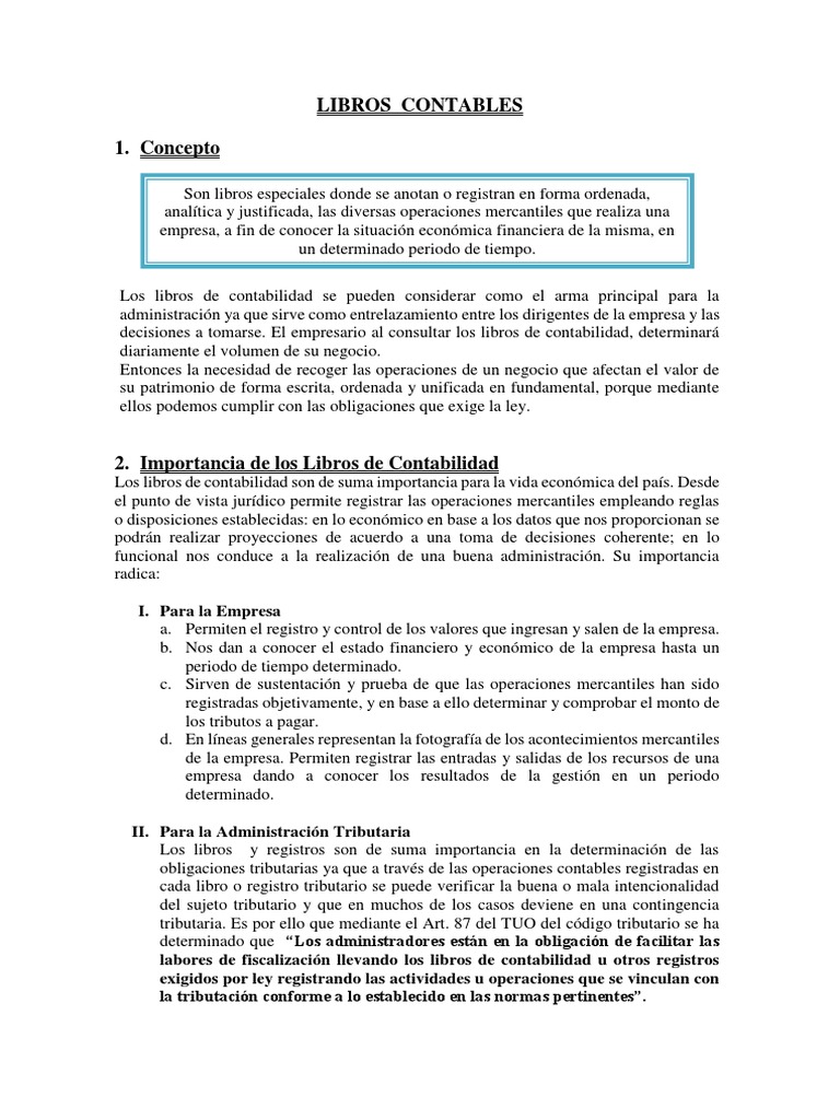 Libros Contables | PDF | Contabilidad | Business