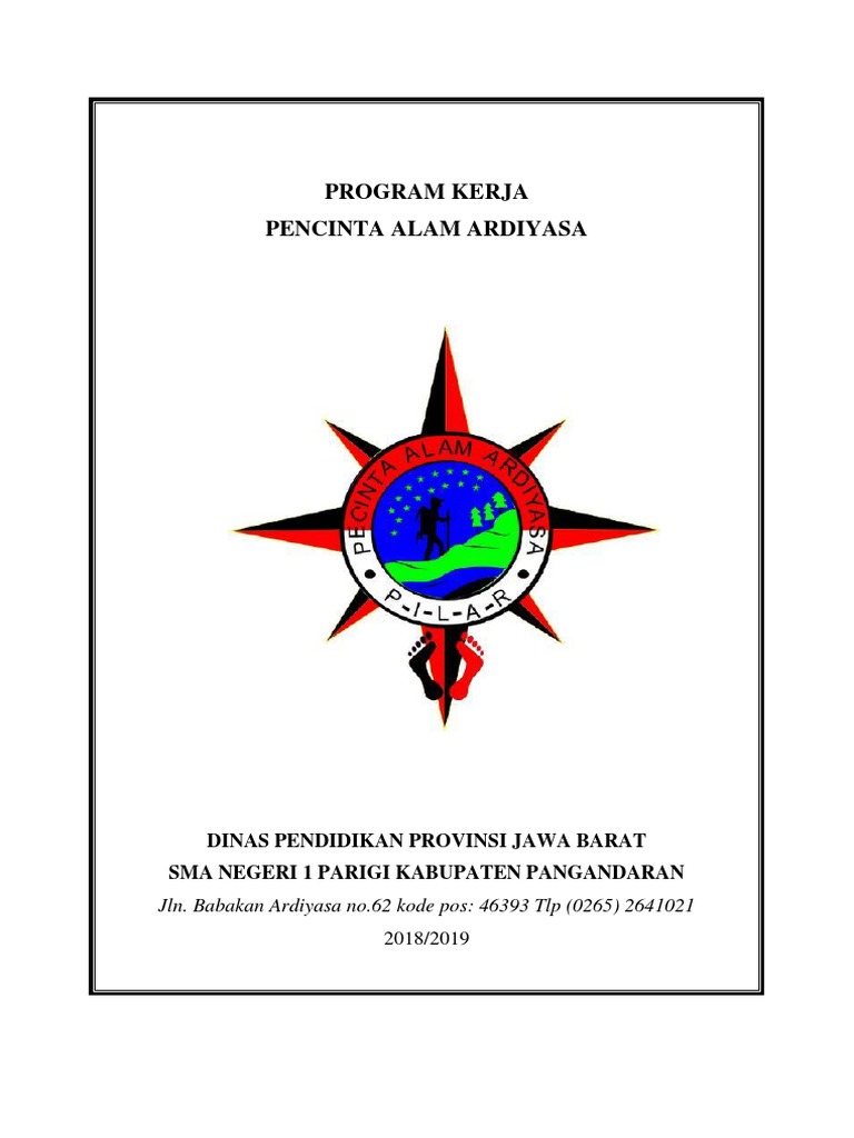 Program Kerja Pilar 20182019 | PDF