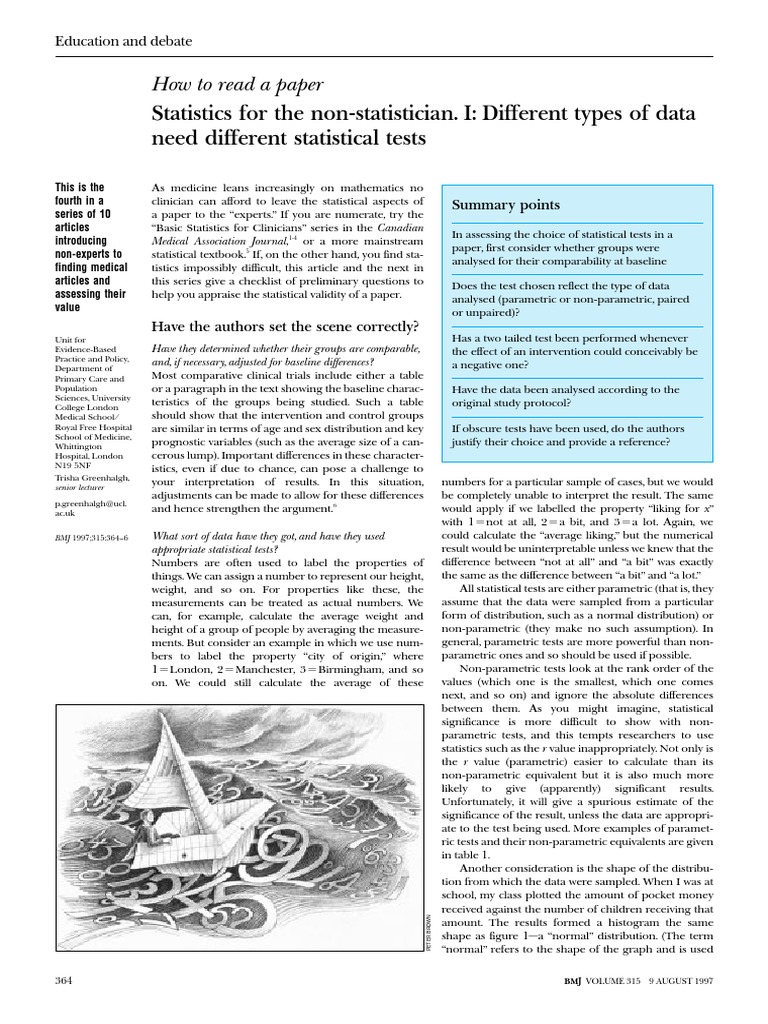 How To Read A Paper | PDF | Statistical Hypothesis Testing | Statistics