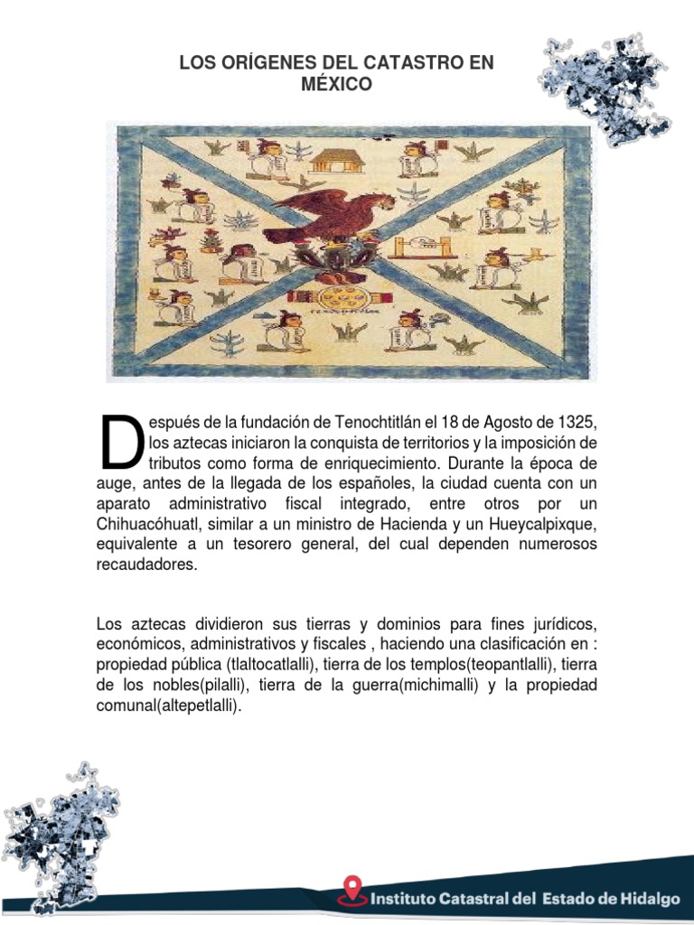 Orígenes del Catastro en México | PDF | Ciudad de México | Hernán Cortés