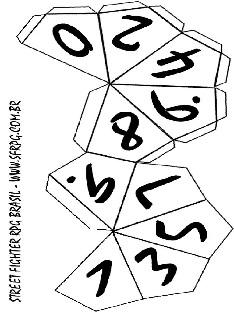 Dado para RPG D10 Dado de 10 Lados PDF | PDF