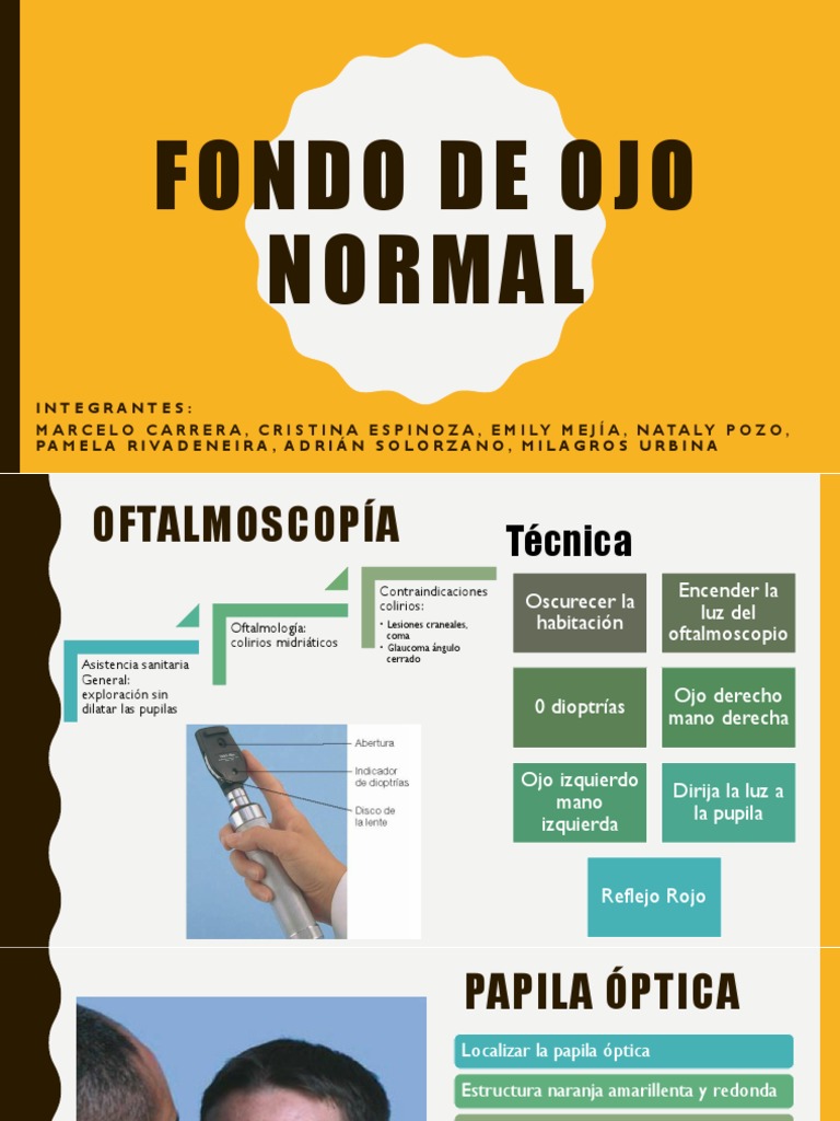 Fondo de Ojo Normal | Descargar gratis PDF | Ojo humano | Ojo