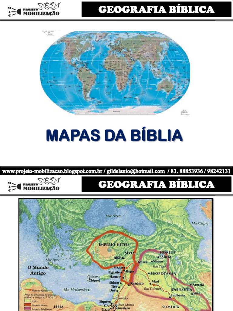 Geografia - Mapas Biblicos PDF | PDF