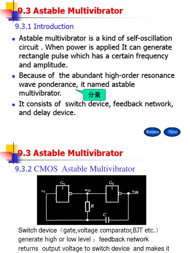 Astable Multivibrator | PDF | Electrical Circuits | Electronic Engineering