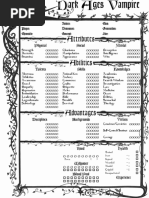 Deadlands - Character Sheet (Fillable 2) | PDF