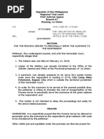 Motion For Issuance of Writ of Execution Sample | PDF | Lawsuit ...