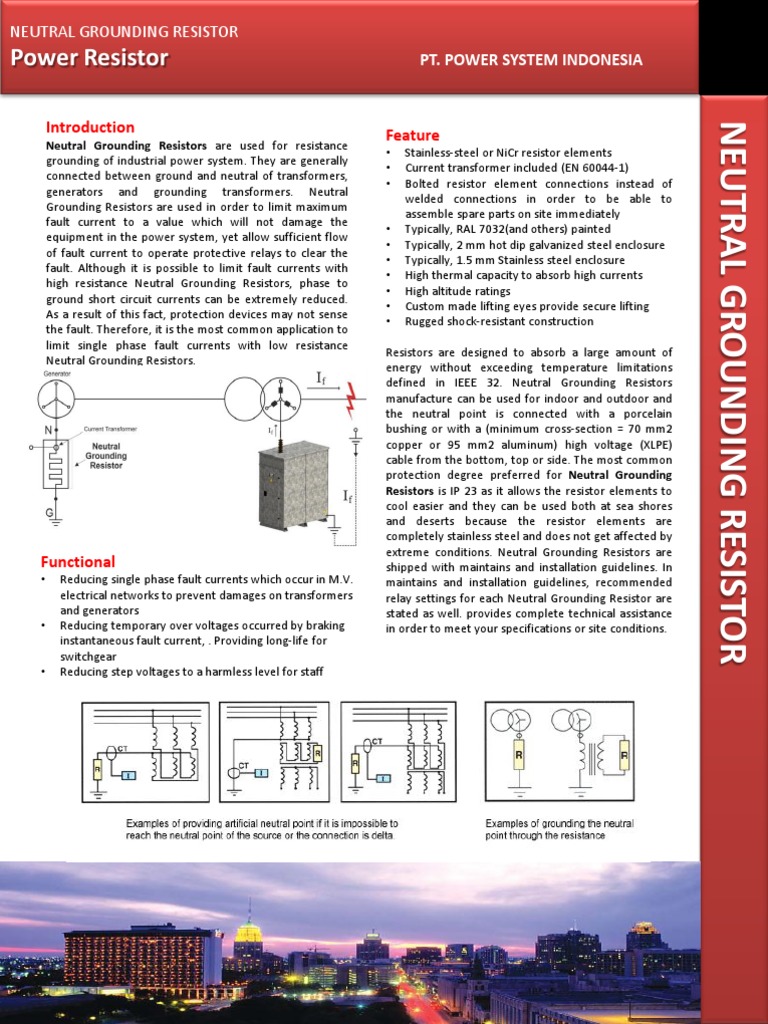 NGR PDF | PDF | Resistor | Stainless Steel