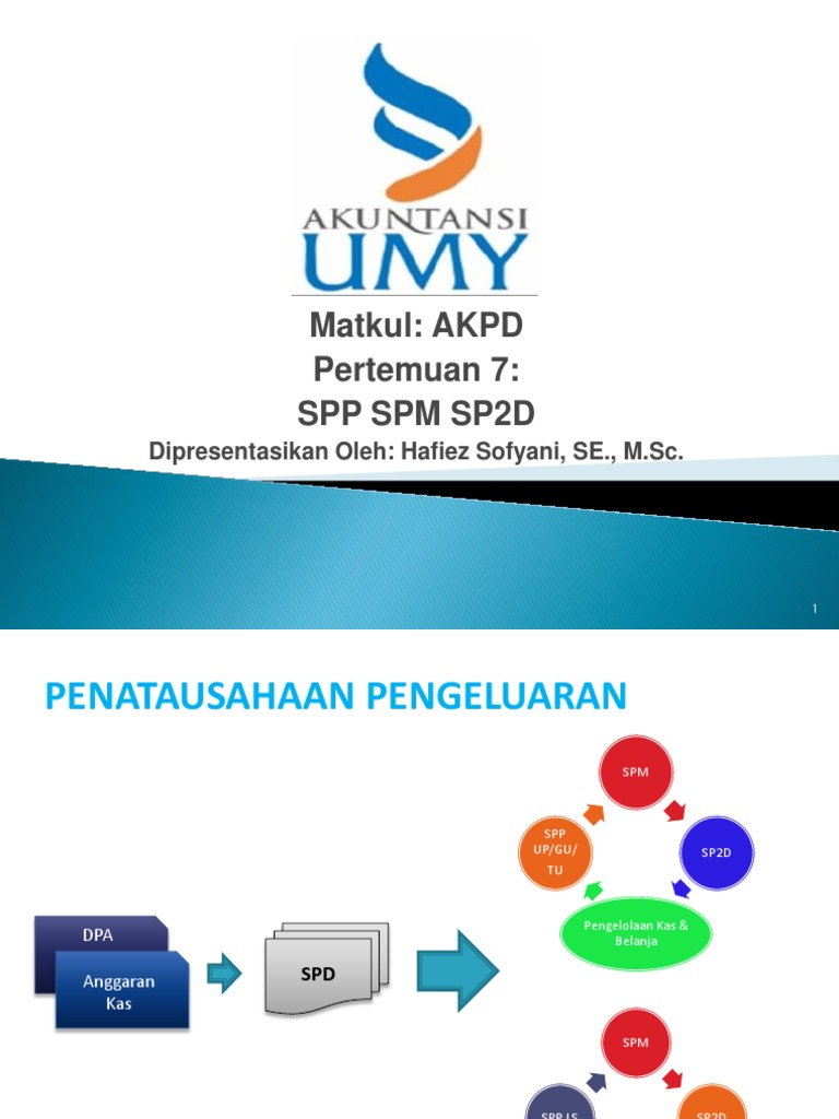 Pengelolaan SPP, SPM, SP2D | PDF