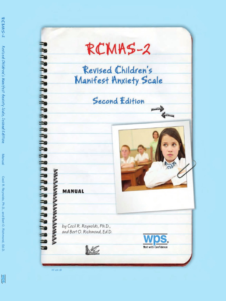 Rcmas-2 Manual Chapter 1 | PDF | Anxiety | Psychology