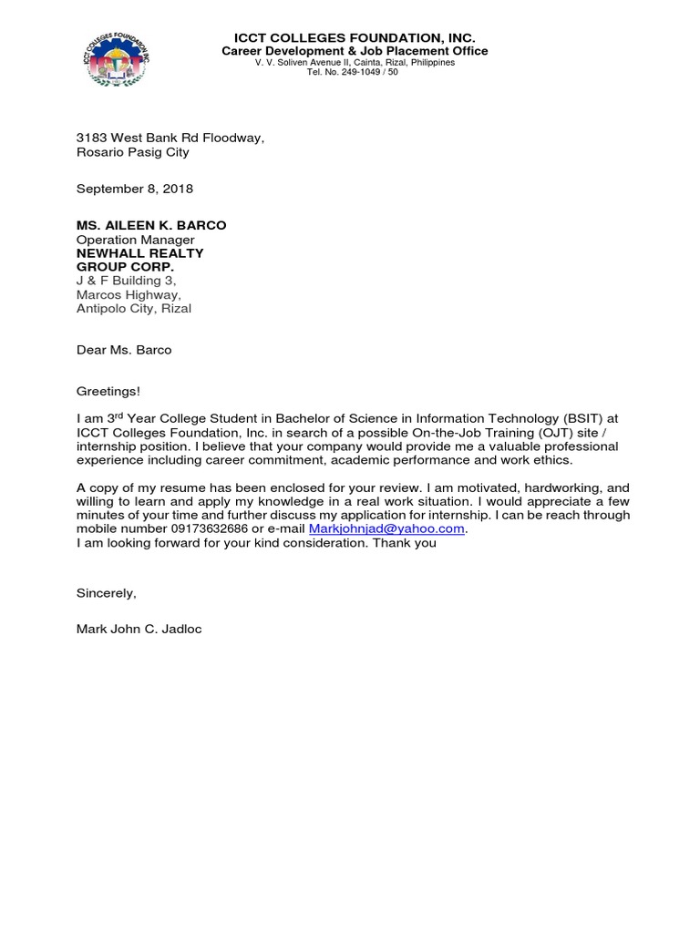 Icct Colleges Foundation, Inc.: J & F Building 3, Marcos Highway ...