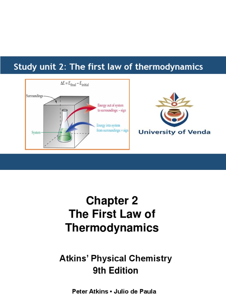 Thermodynamics for Chemistry Students | PDF | Heat | Enthalpy