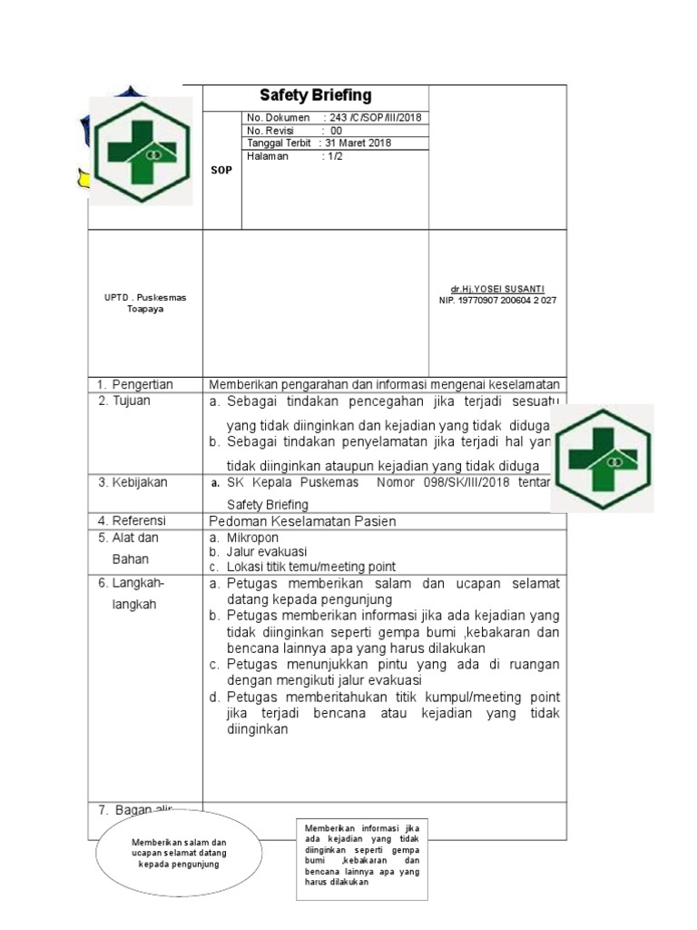 Safety Briefing | PDF