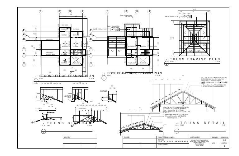 Framing Plan | PDF | Structural Engineering | Components