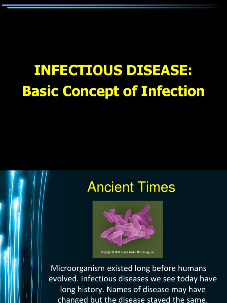 Infectious Disease: Basic Concept of Infection | PDF | Infection ...