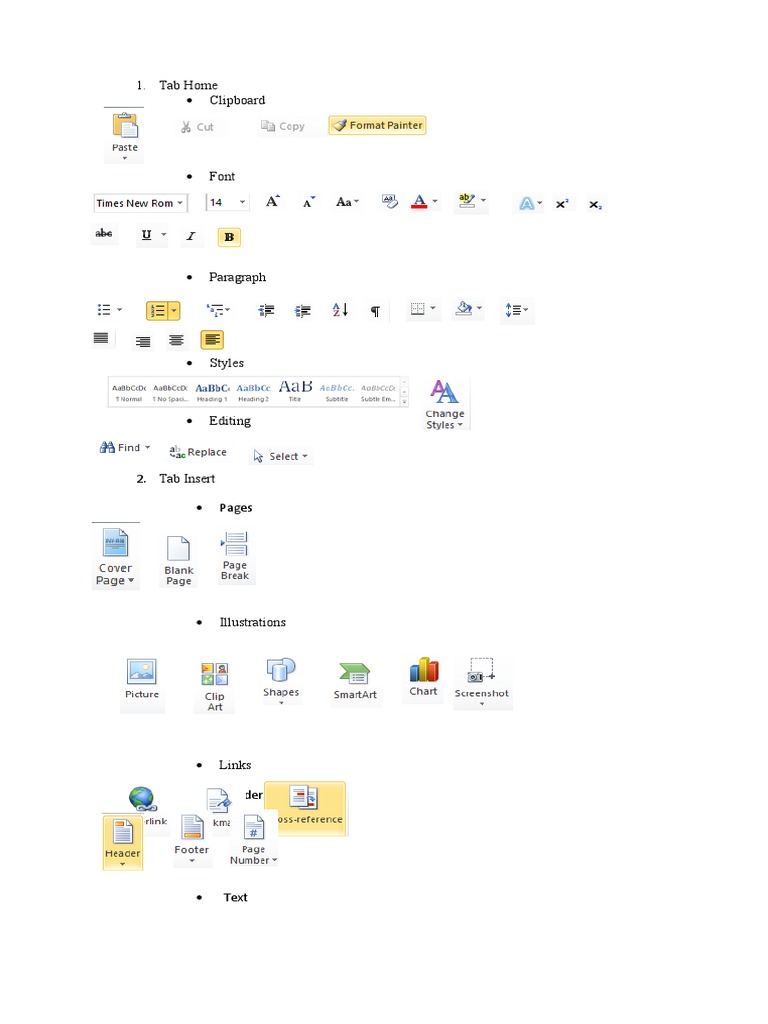 Tab Home Clipboard | PDF