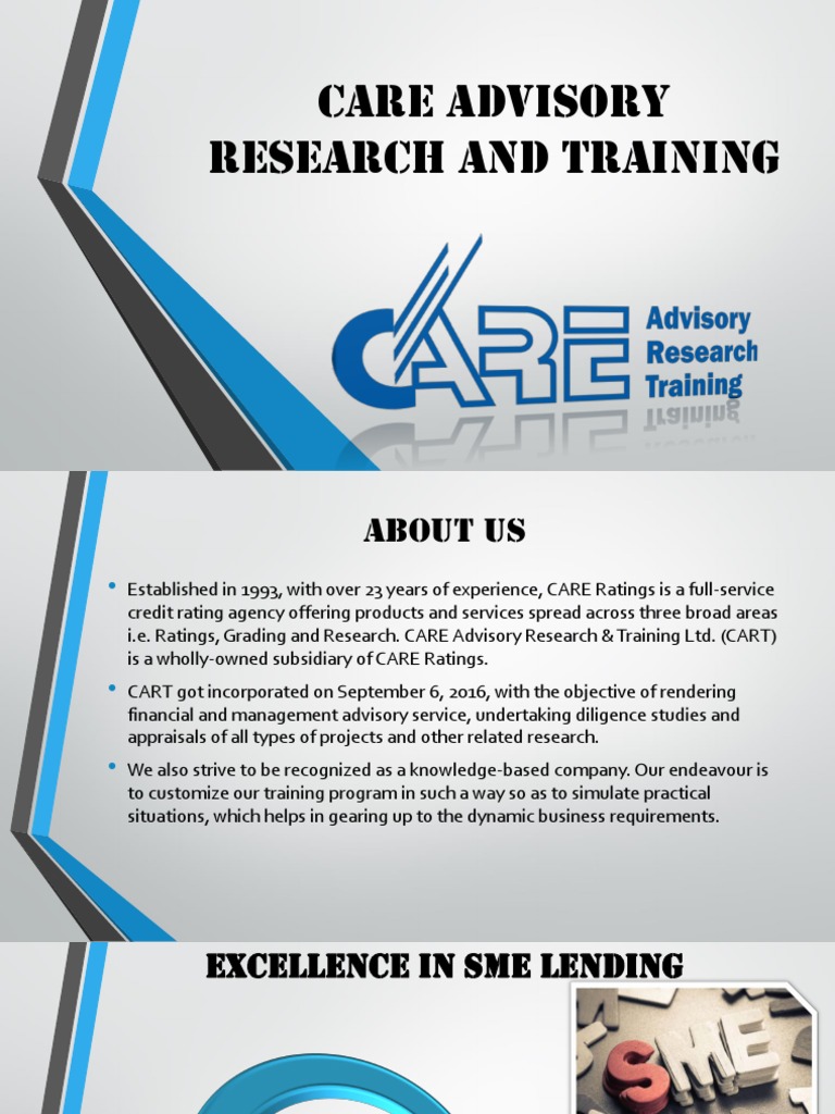 Excellence in Sme Lending - Credit Risk Analysis & Management | PDF ...