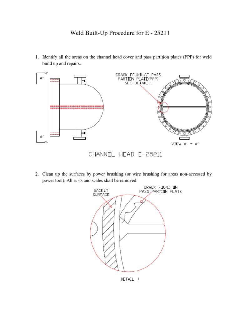 Weld Build-Up Repair Procedure Guide | PDF | Technology & Engineering
